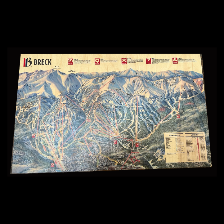 Ski Area Map: Breckenridge | OFF THE SLOPES - Breckenridge, CO